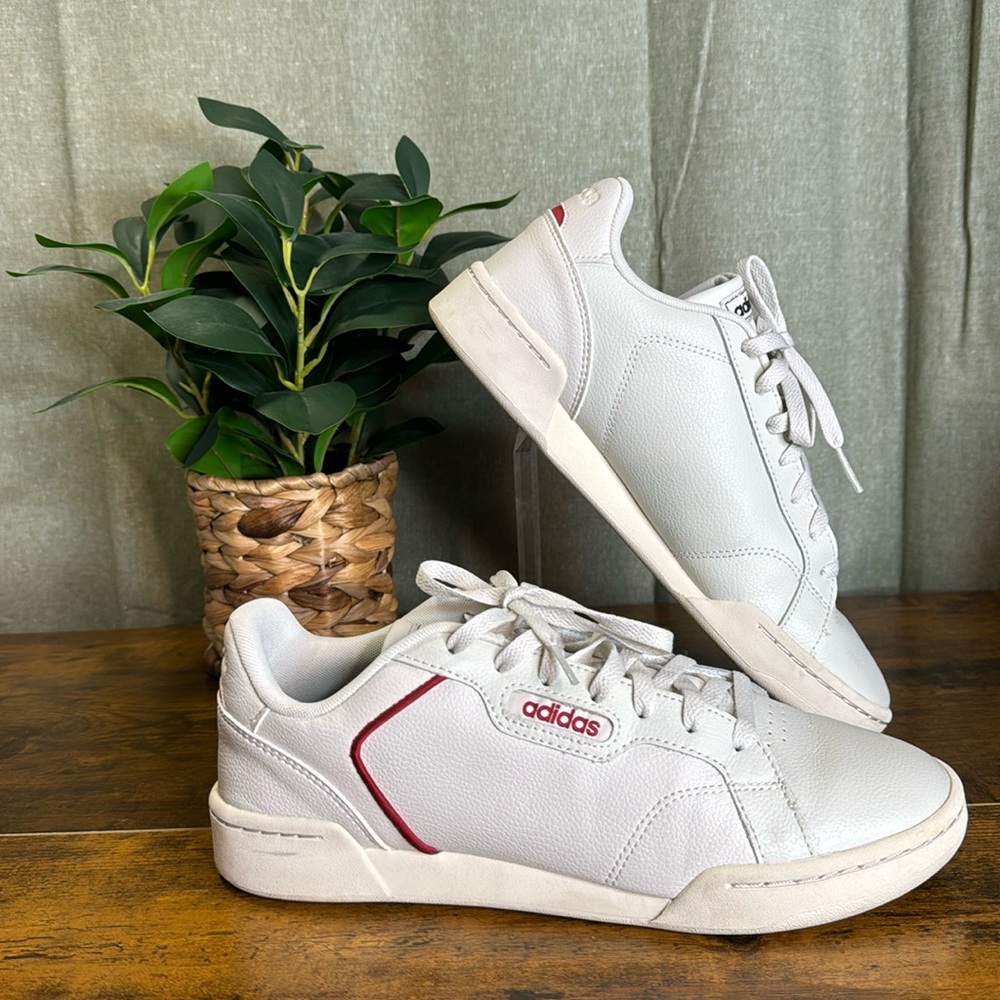 Adidas Men's Roguera White Active Maroon Lining Sneak… - Gem